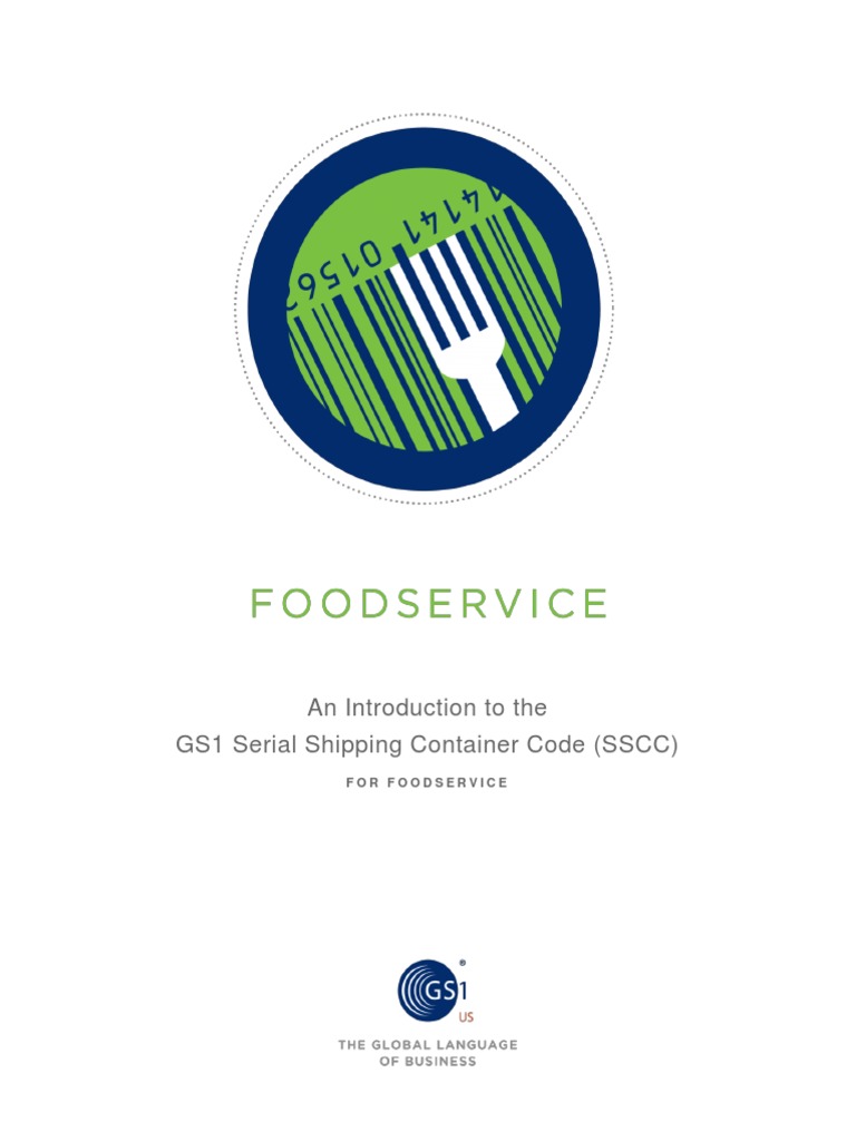 Introduction To SSCC For Foodservice | PDF