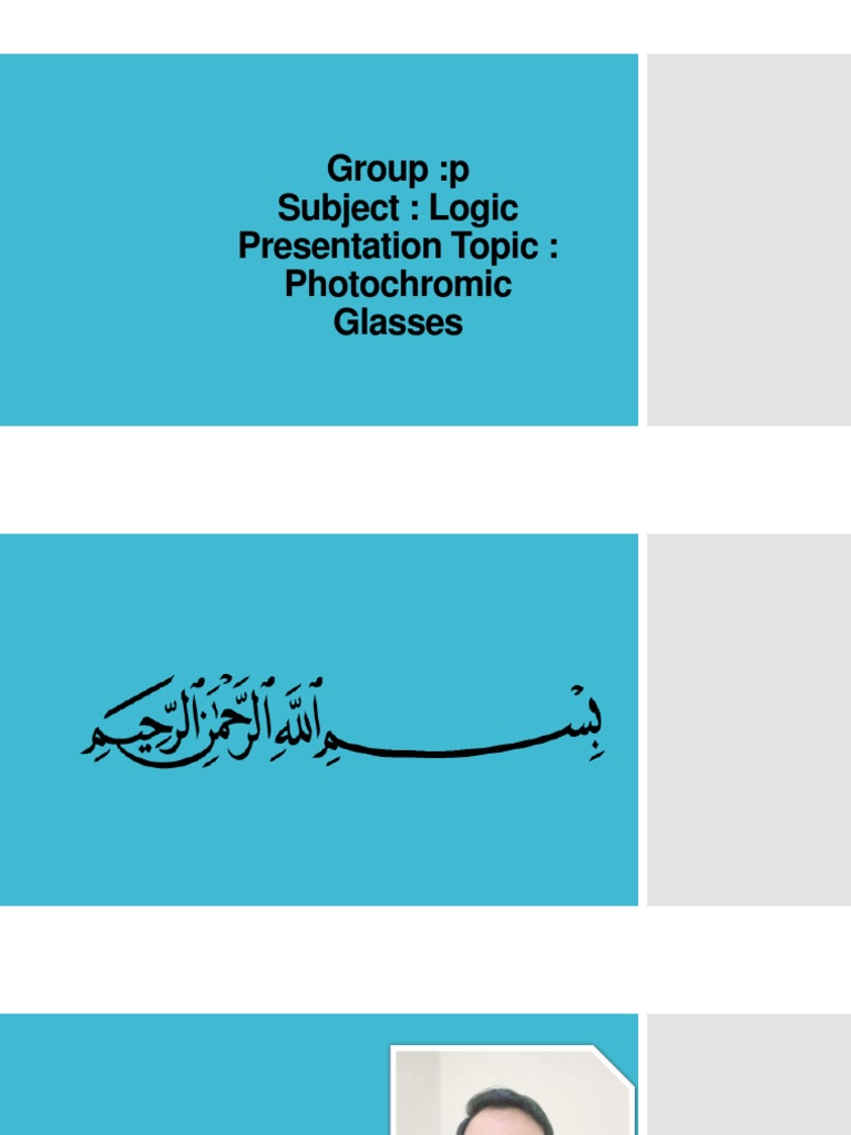 Photochromic Glasses Logic | PDF | Glasses | Optics