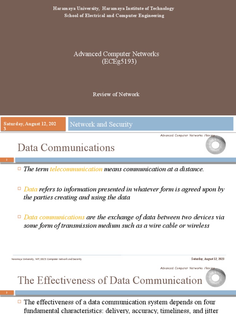 Review of Network | PDF | Internet Protocol Suite | Osi Model