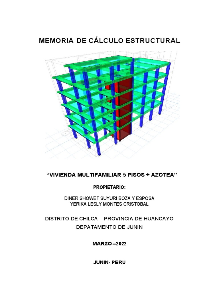 SRA. YERIKdfzdfdhzhA - CALCULO ESTRUCTURAL | PDF | Fundación ...