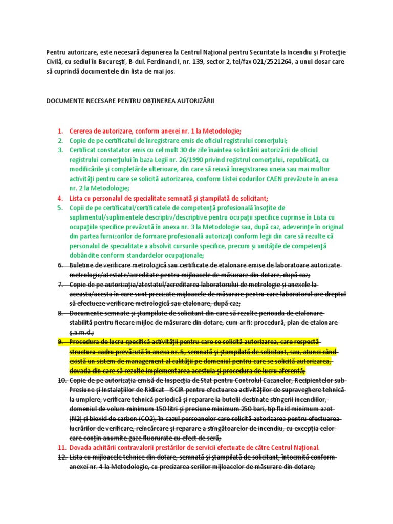 00.documente Necesare ISU | PDF