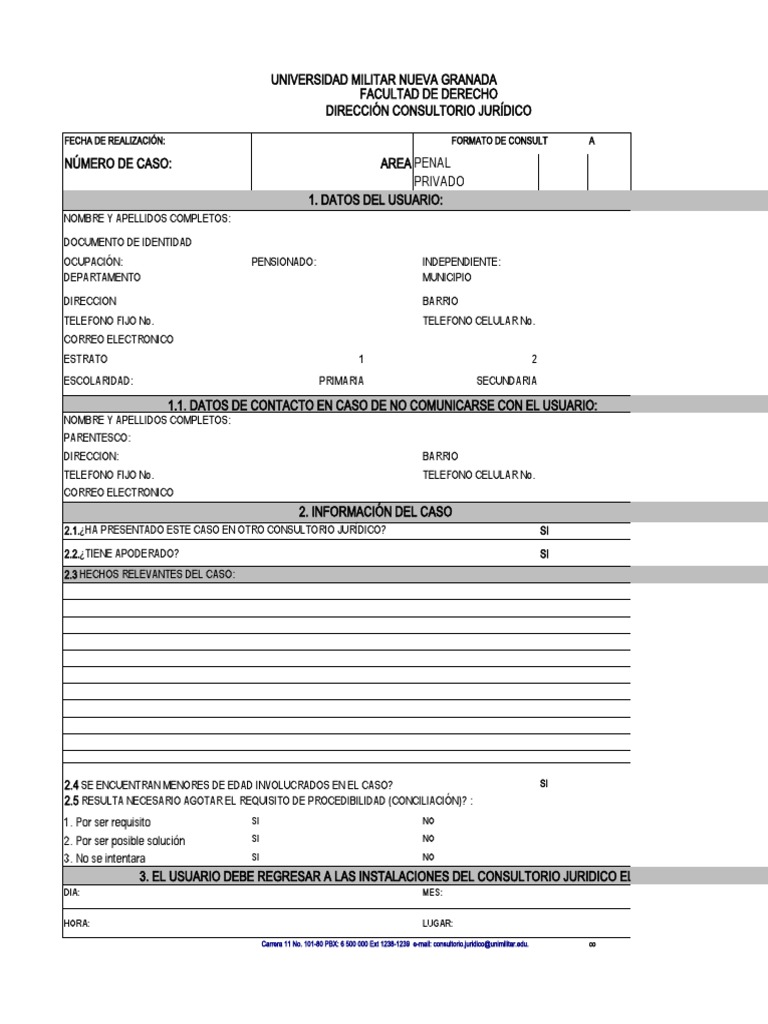 Formato de Consulta | PDF