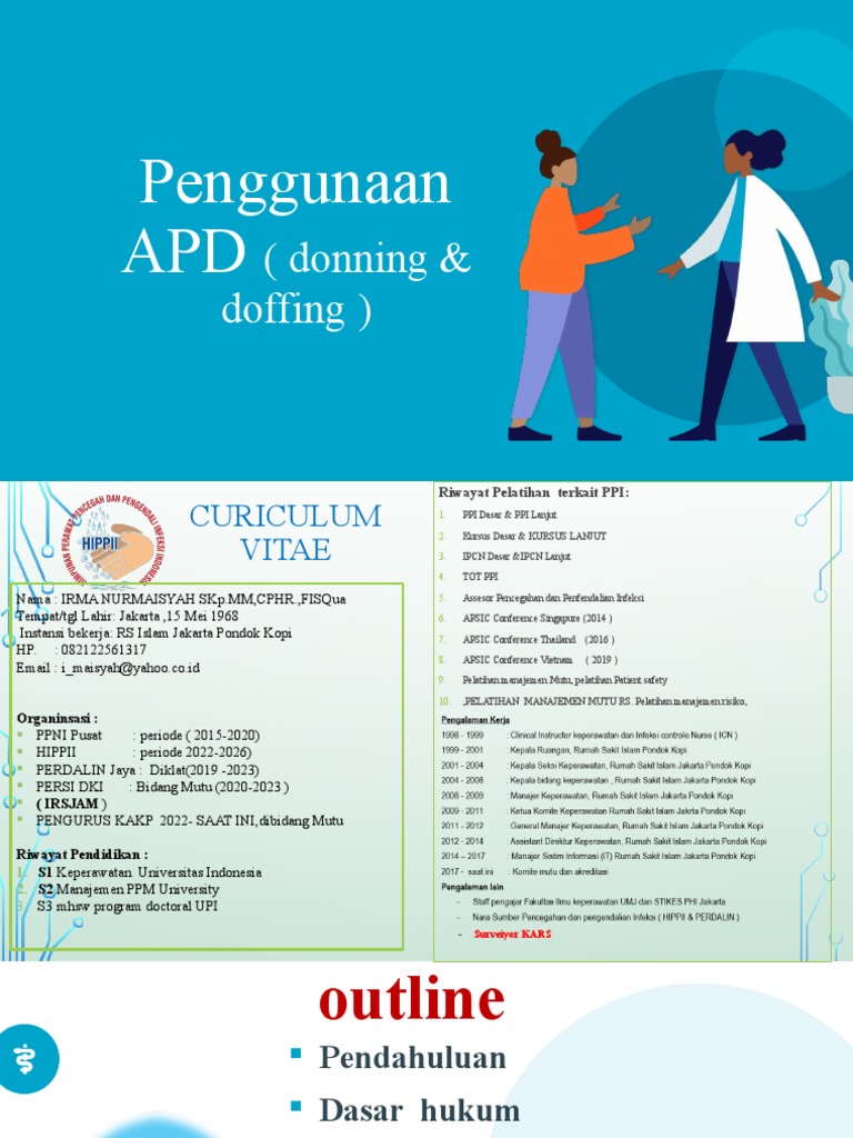 Penggunaan APD (Donning& Coffing) Final | PDF | Kesehatan Holistik ...