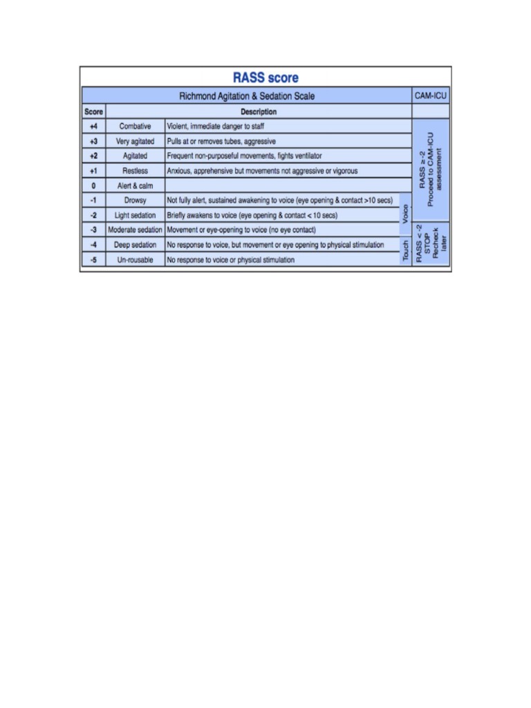 Rass Score | PDF