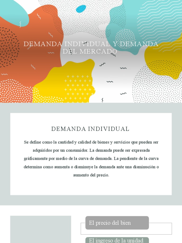 Demanda Individual y Demanda Del Mercado | PDF