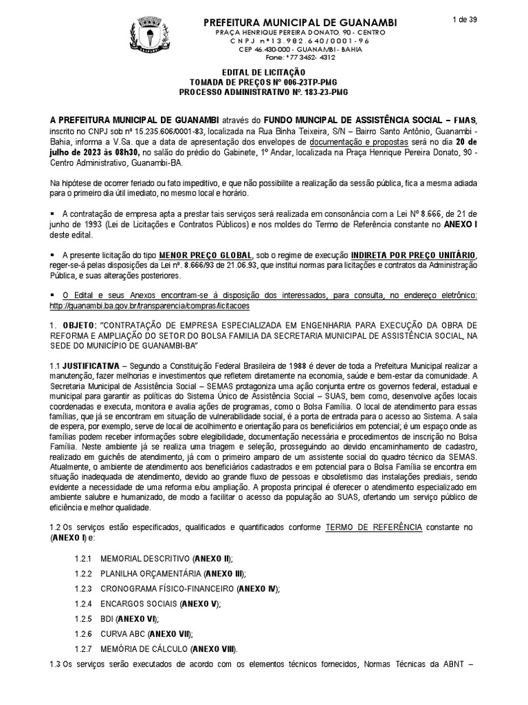 PRZBDFOJ9VLXK-20230630-182854 - ! - EDITAL TP 00623 Reforma e Ampliacao ... PRZBDFOJ9VLXK-20230630-182854 - ! - EDITAL TP 00623 Reforma e Ampliacao ...