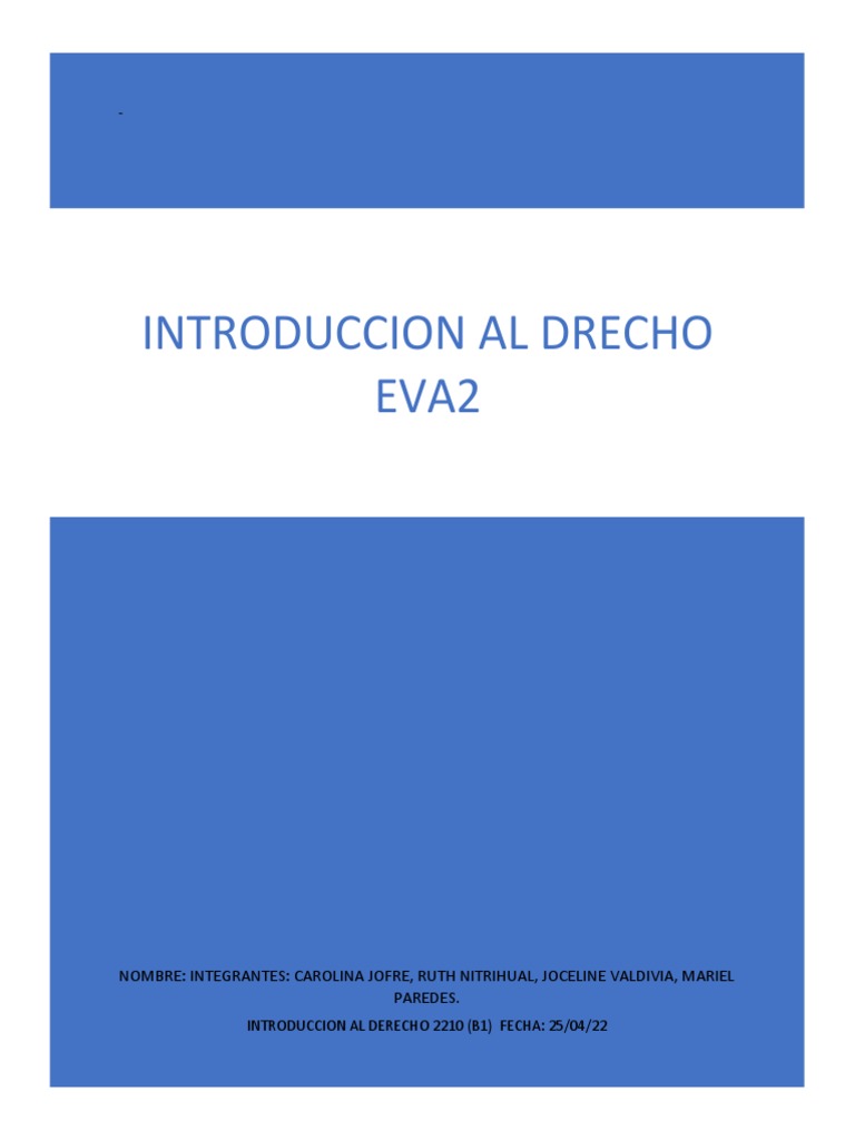 Eva2 Derecho Revisada | PDF | Chile | Argentina