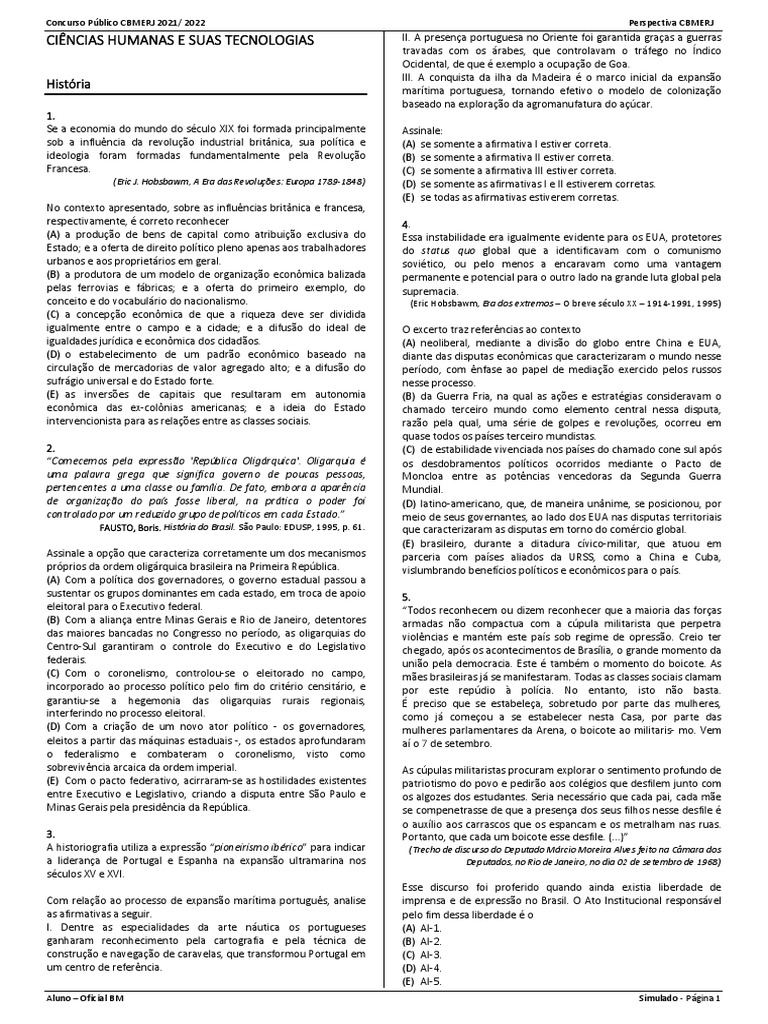 Simulado 04 Modelo FGV | PDF