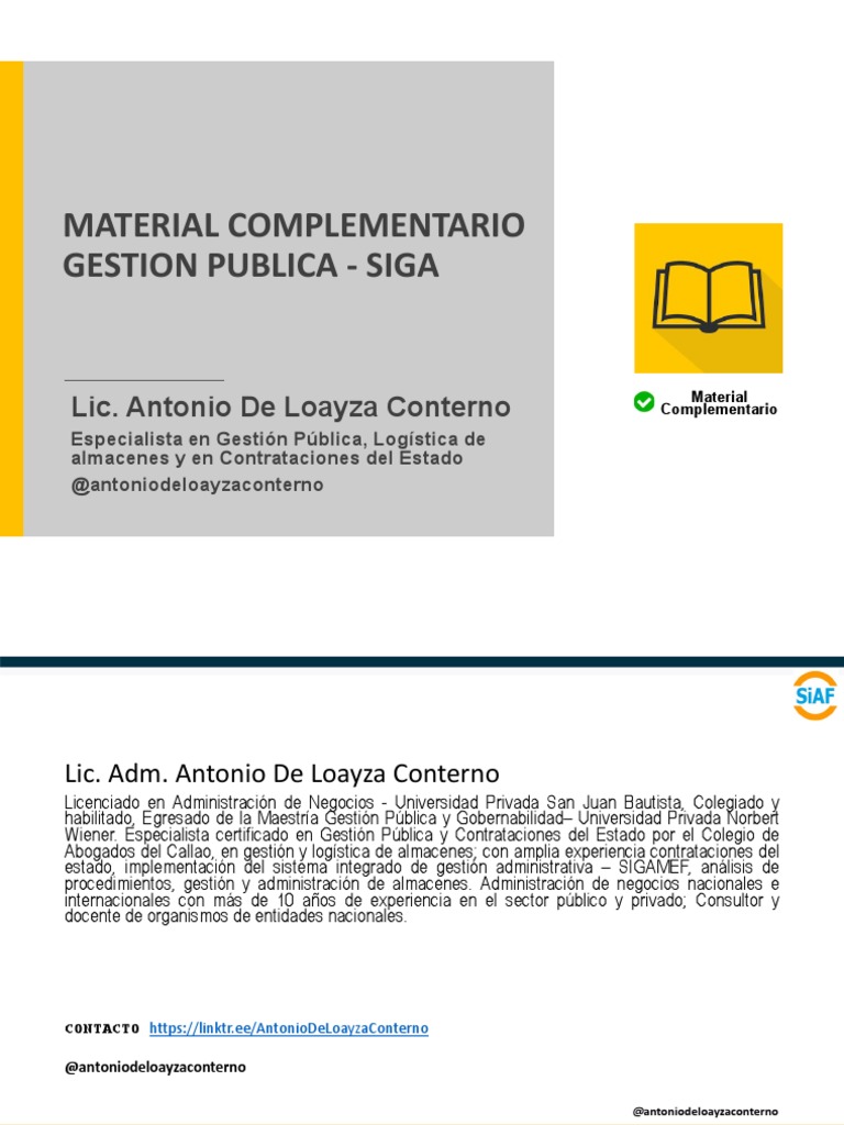 Catálogo SIGA MEF y Clasificador 2023 | PDF | Negocios | Finanzas y dinero