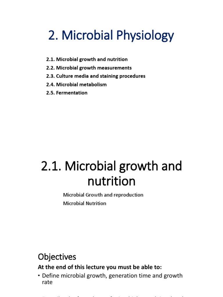 Microbial Physiology | PDF