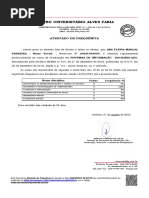 Modelo de Atestado de Frequencia Escolar | PDF