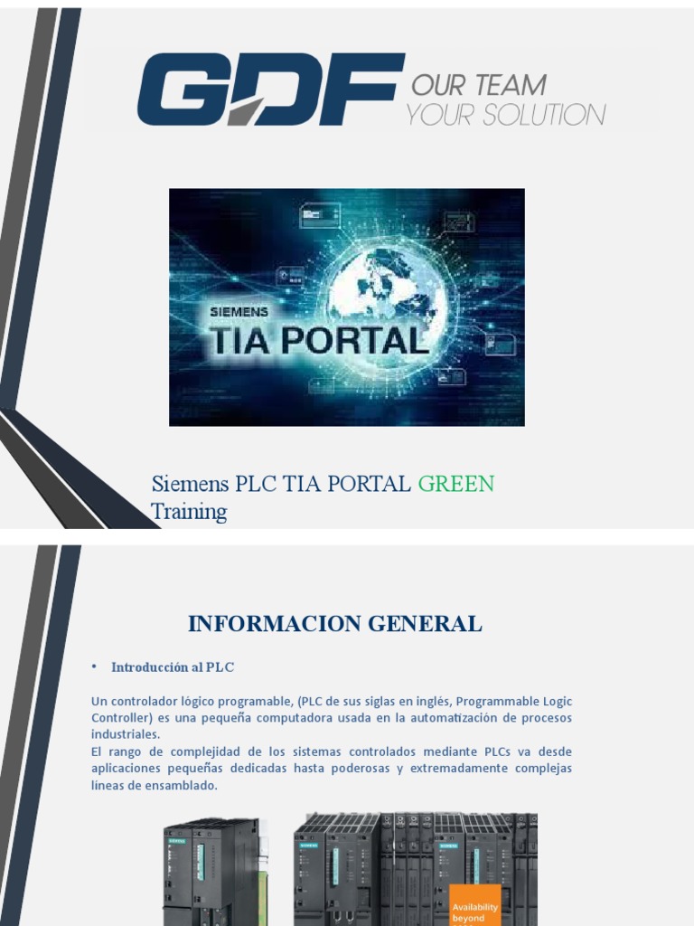 Curso TIA Portal - BSC | PDF | Controlador lógico programable | Señal analoga
