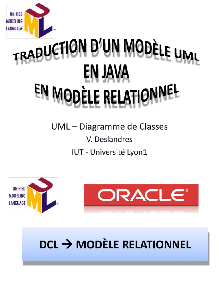 Cours Traduction Uml MR Java | PDF