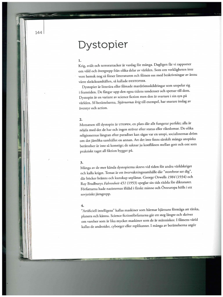 Hur Man Skriver en Dystopi | PDF