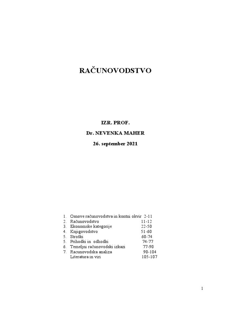 00 RAC PIN MAN Skripta Racunovodstvo 2021 1 | PDF