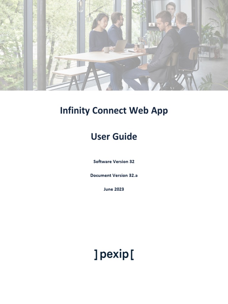 Infinity Connect Webapp Userguide V32 A Pdf