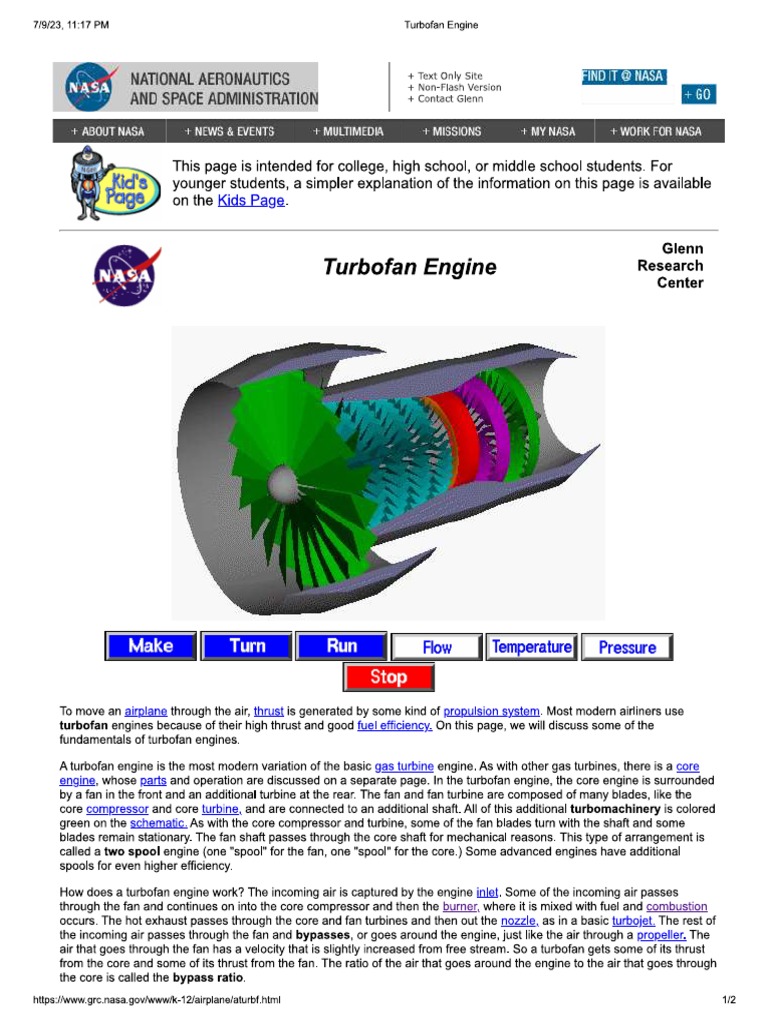 Turbofan Engine | PDF