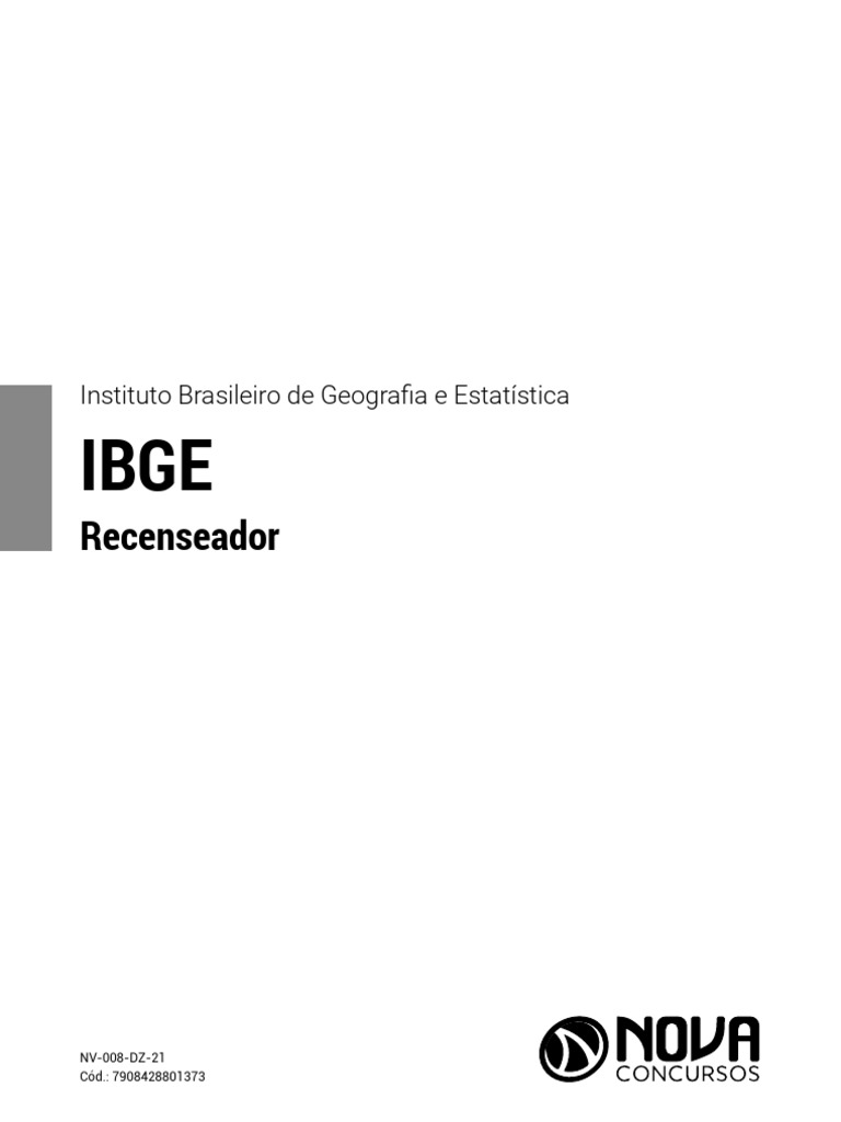 Guia Completo para Recenseador do IBGE | PDF | Raciocínio indutivo | Gênero
