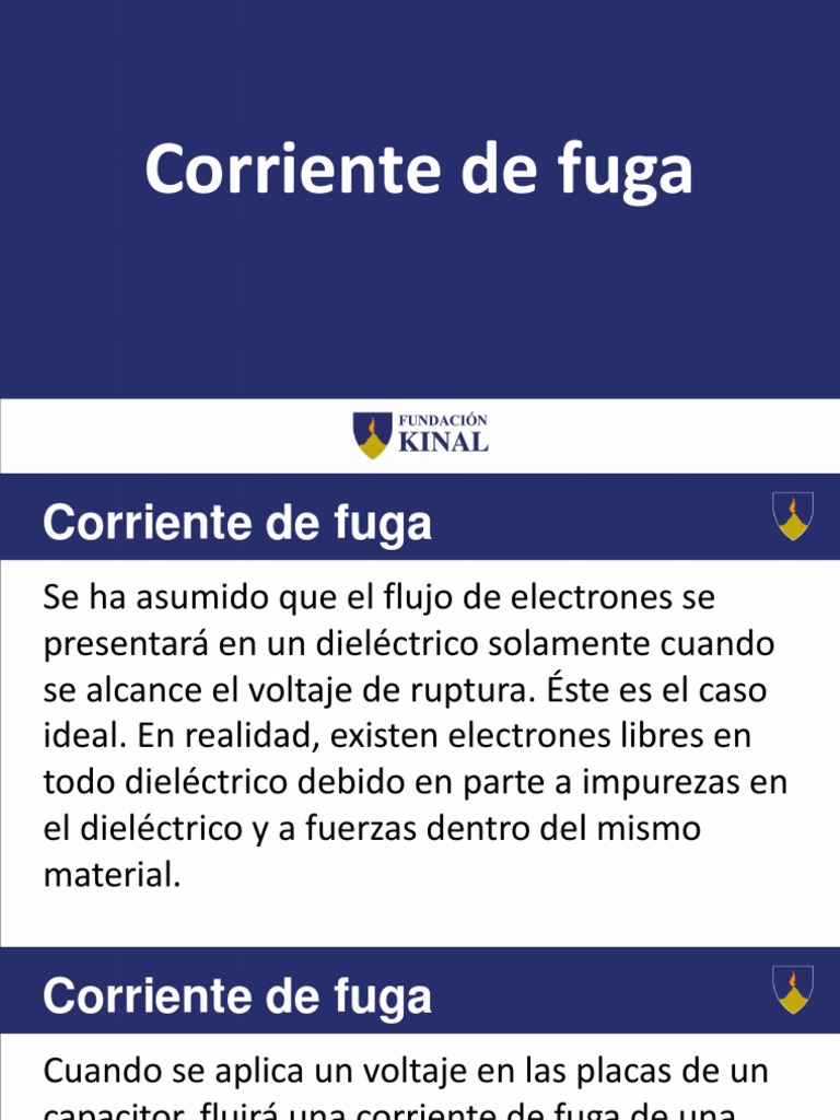 4.corriente de Fuga | PDF