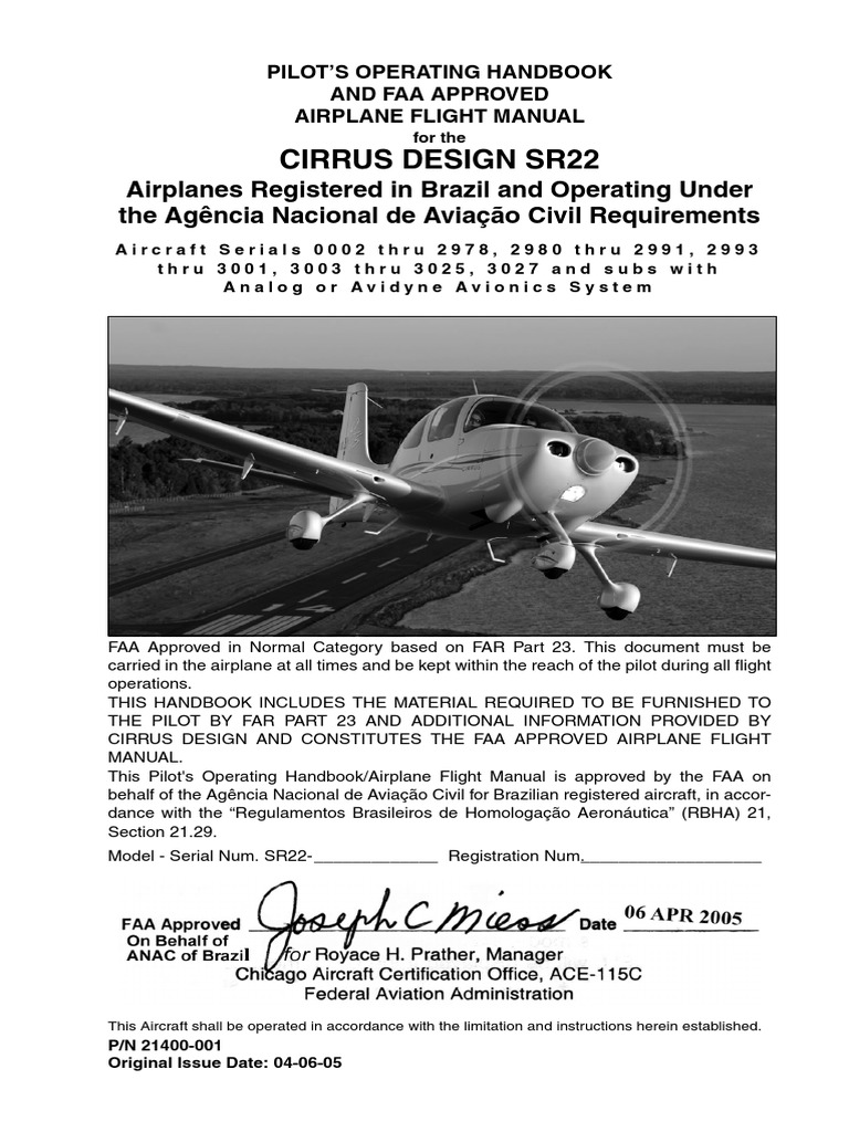 SR-22 Poh | PDF