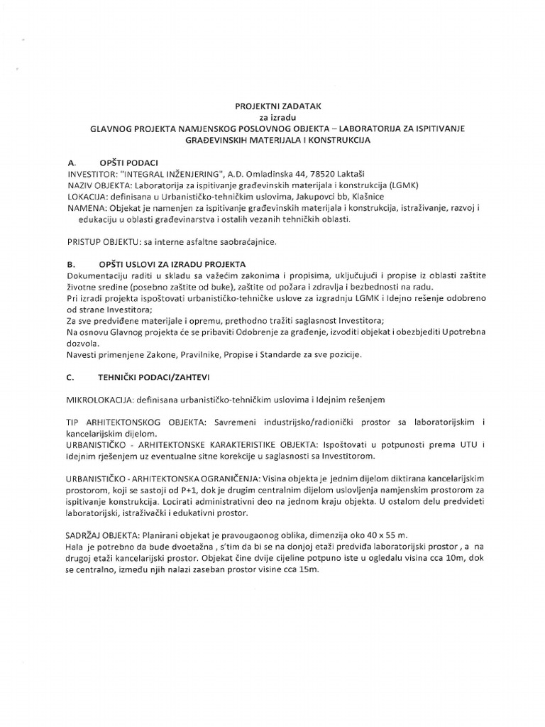 Projektni Zadatak | PDF