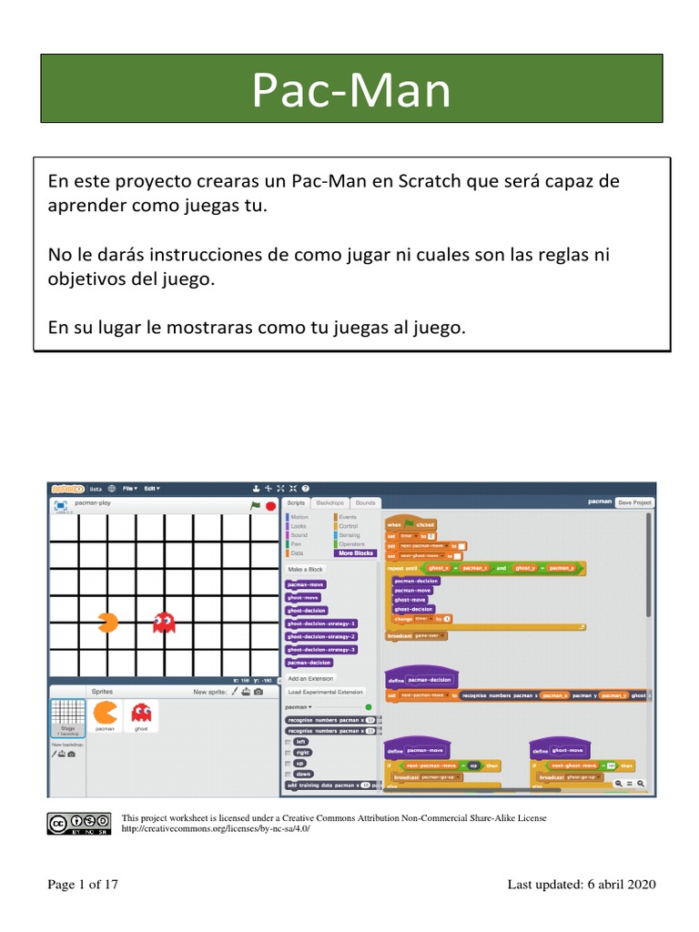 Worksheet Pacman Es | PDF