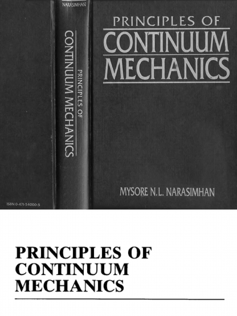 Principles of Continuum Mechanics | PDF