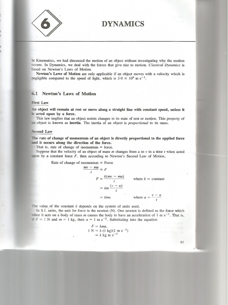 6.Dynamics | PDF