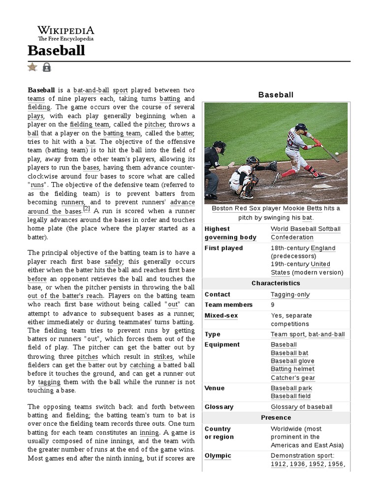 Baseball | PDF