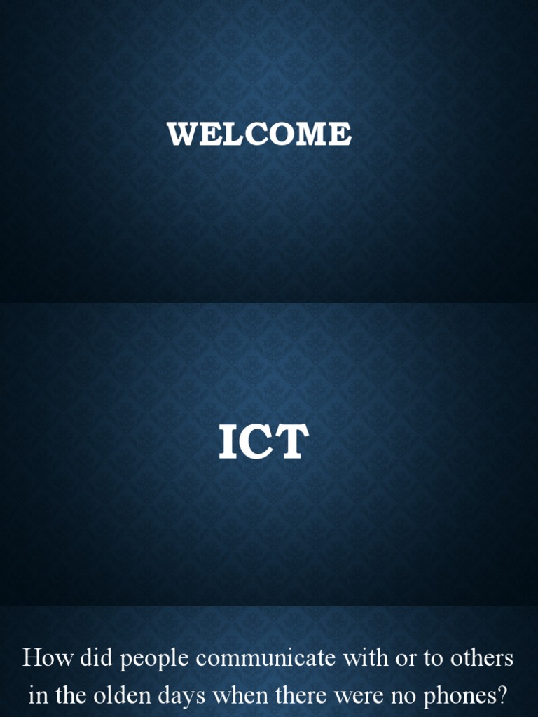 SHS 1 Lesson 1 - Introduction of ICT | PDF