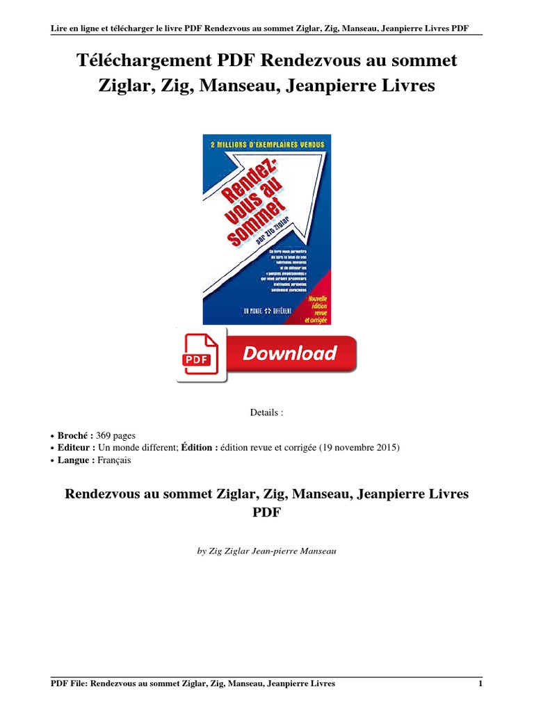 rendezvous-au-sommet-zigla | PDF