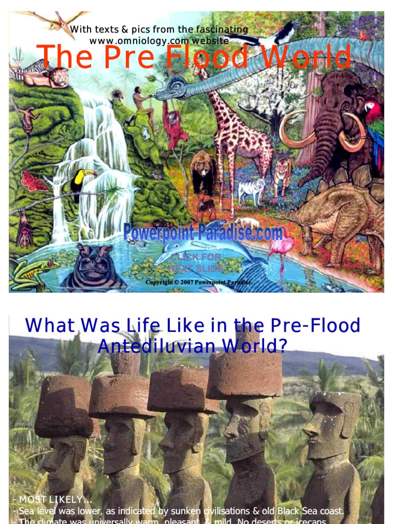 Pre Flood World | PDF | Egyptian Pyramids | Evolution