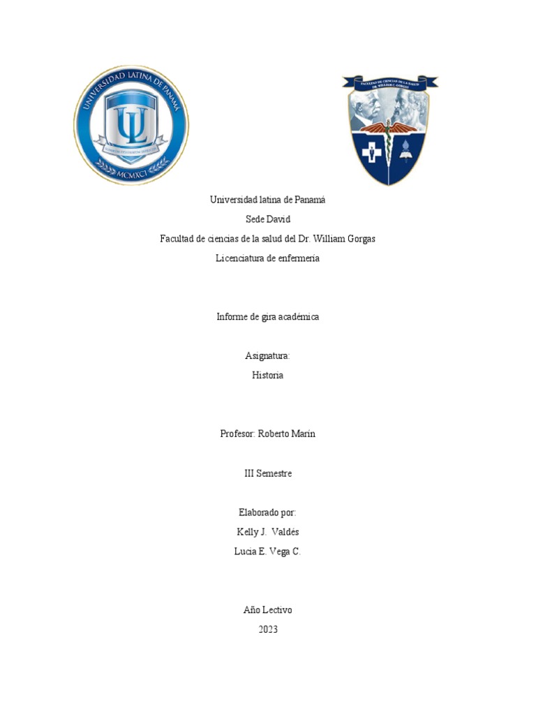 Informe De Gira Panama Pdf Panamá