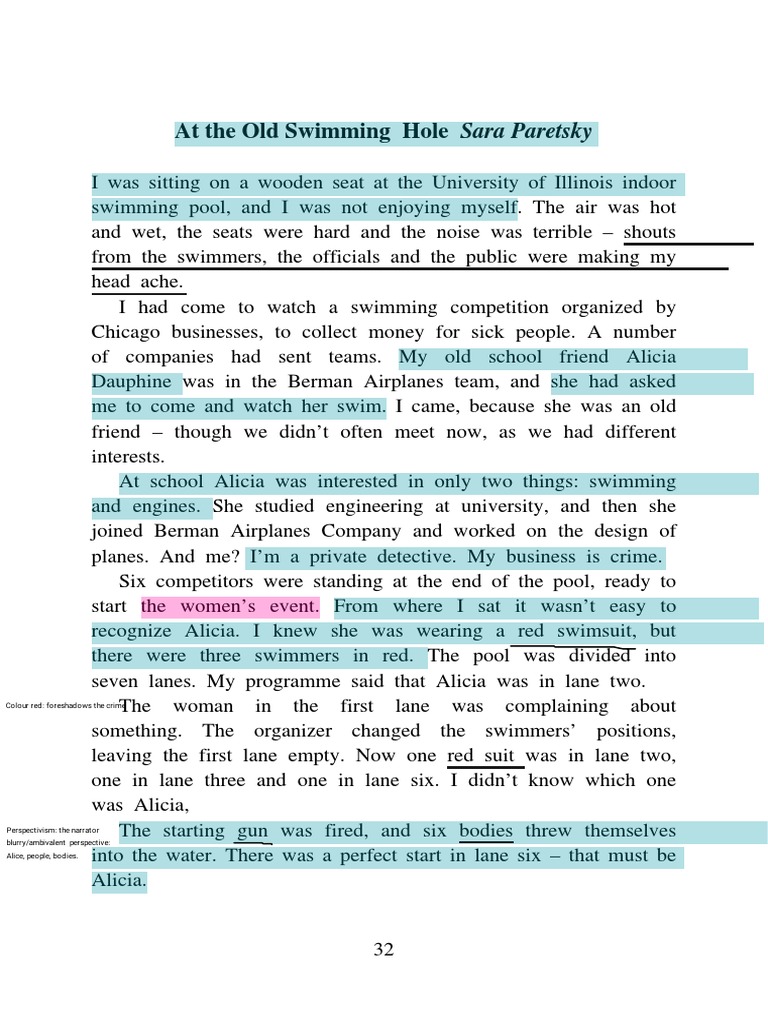 Murder at the Swimming Hole | PDF | Mystery, Thriller & Crime Fiction