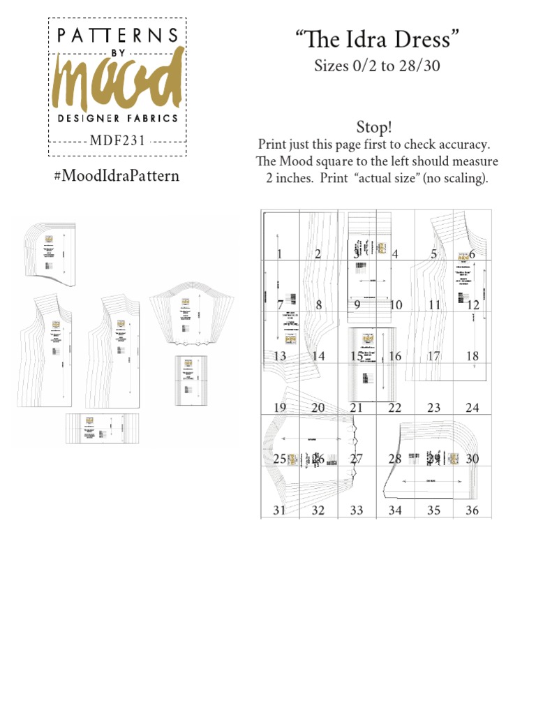 MDF231 Idra Pattern | PDF