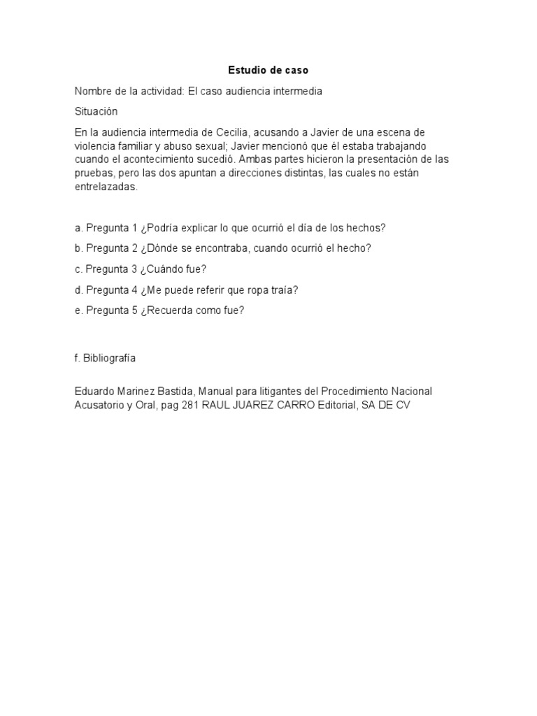 Estudio de Caso 6 | PDF