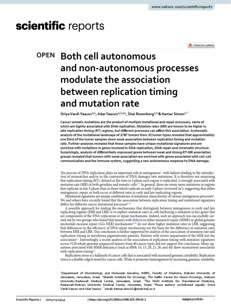 Both Cell Autonomous And Non Autonomous Processes Modulate The