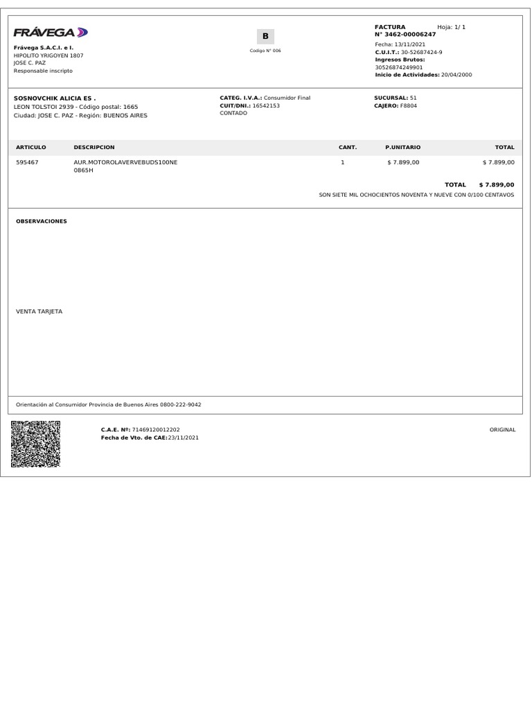 Fravega Libre de Deuda | PDF