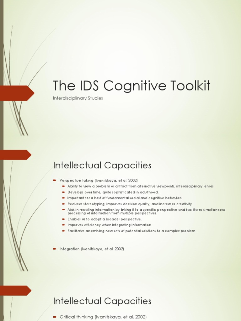 Cognitive Toolkit | PDF