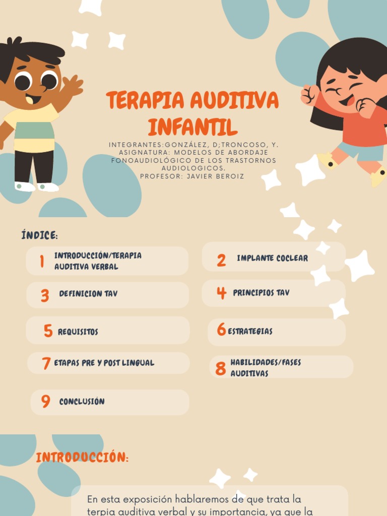 Terapia Auditiva Infantil | PDF