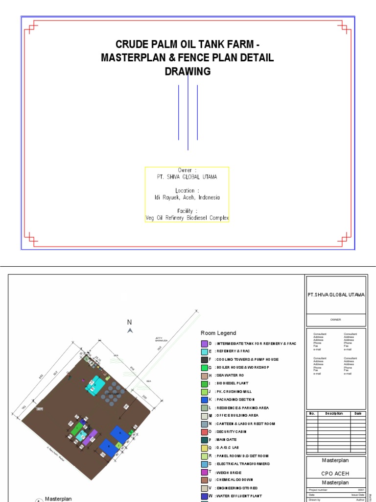 Masterplan + Fence Plan + Fence Detail Drawing | PDF | Energy ...