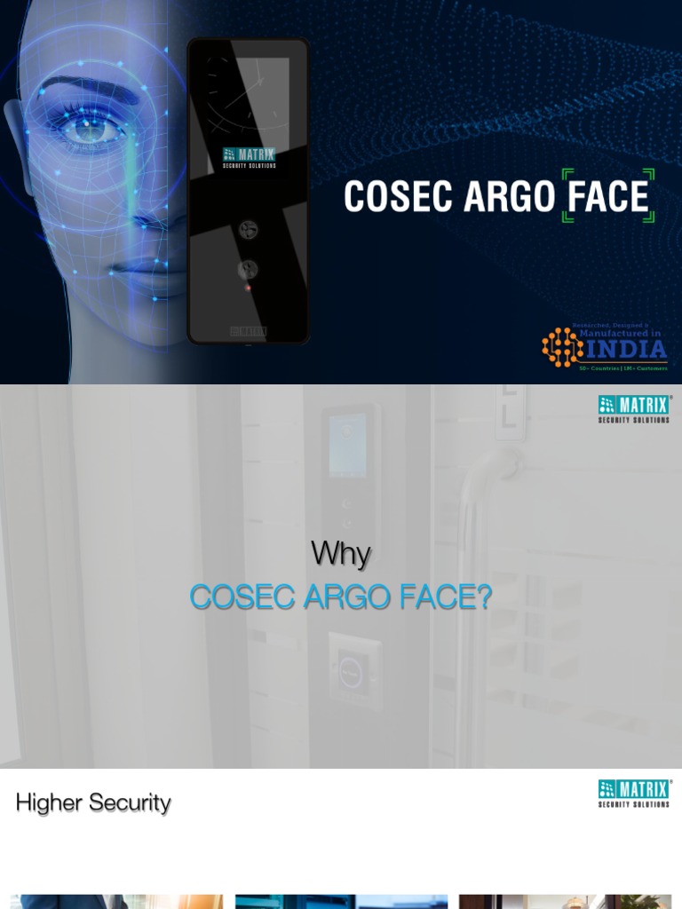 Presentation Matrix Cosec Argo Face | PDF