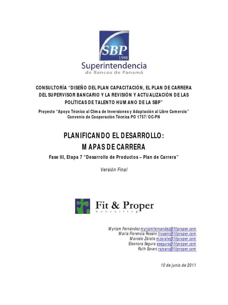 Plan de Desarrollo y Mapa de Carrera | PDF | Recursos humanos | Diseño