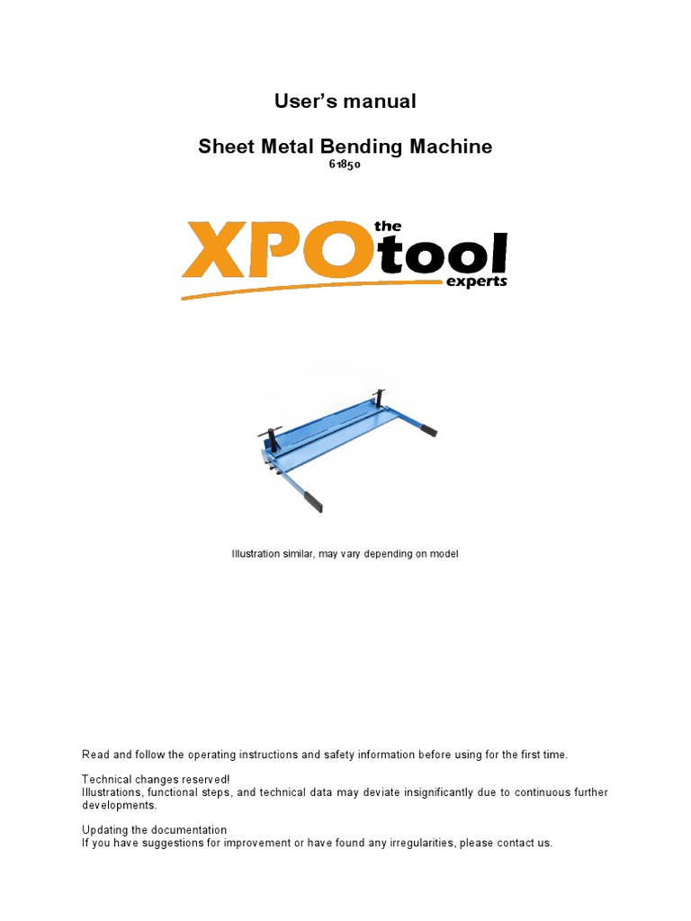 Manual Bending | PDF