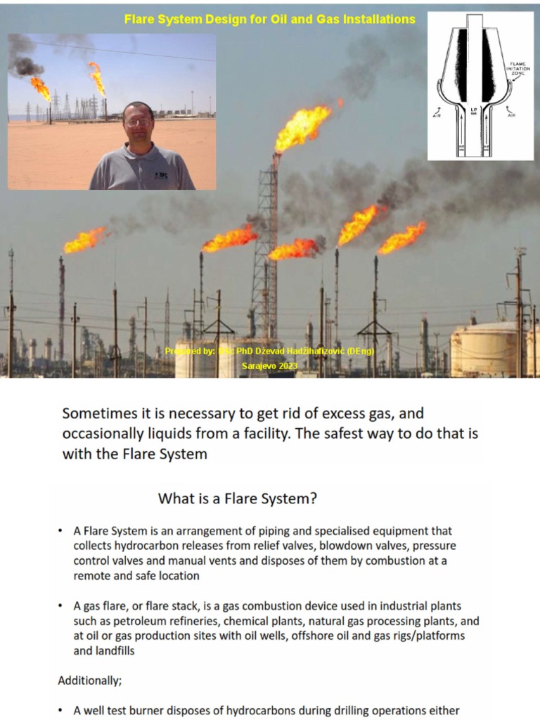 Flare System Design For Oil and Gas | PDF
