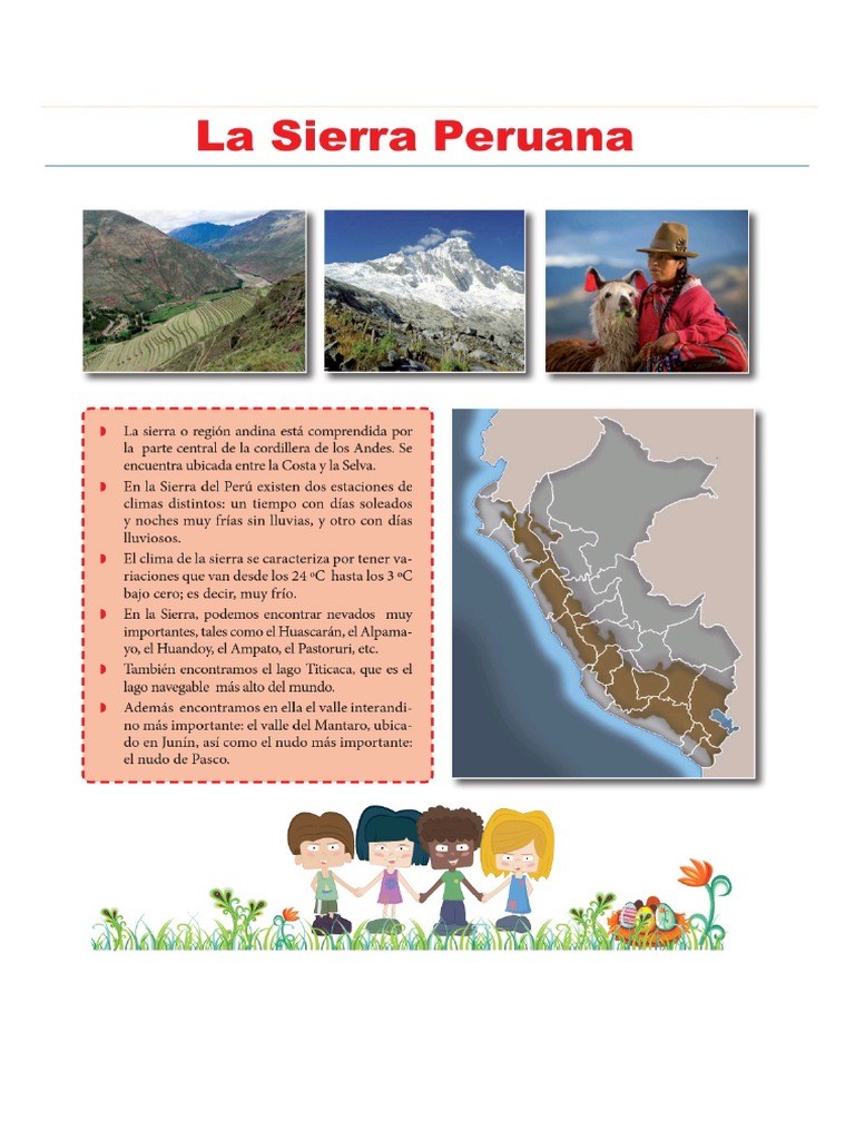 Conociendo nuestroPerú-Region Sierra | PDF