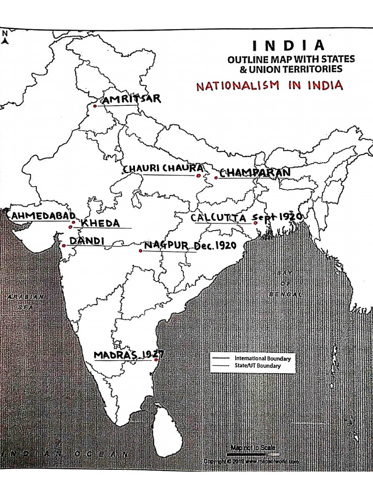 Class 10 Map PDF | PDF