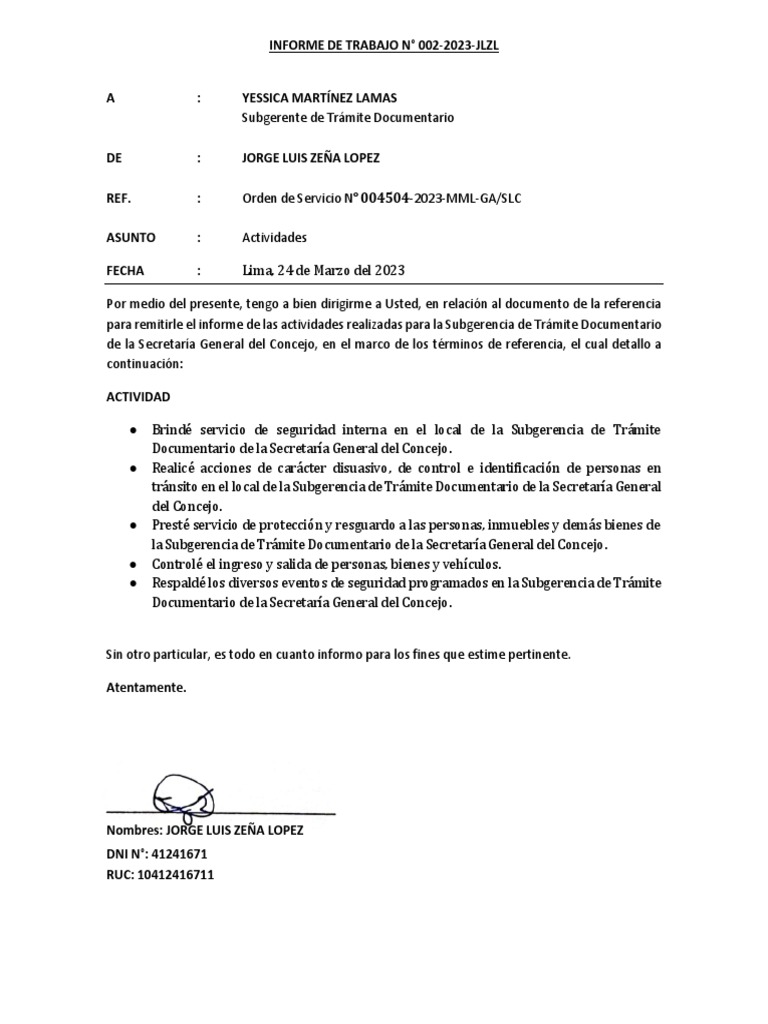 Zeña Lopez Jorge Luis | PDF | Derecho