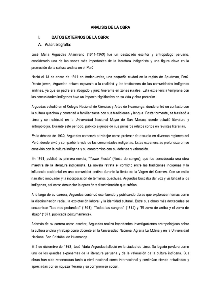 Análisis de La Obra Titulada | PDF