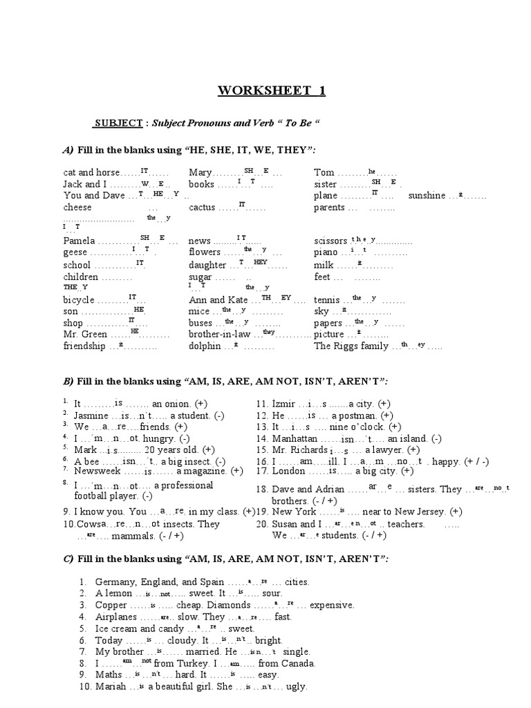 English Grammar Practice Sheet | PDF | Games & Activities | Young Adult